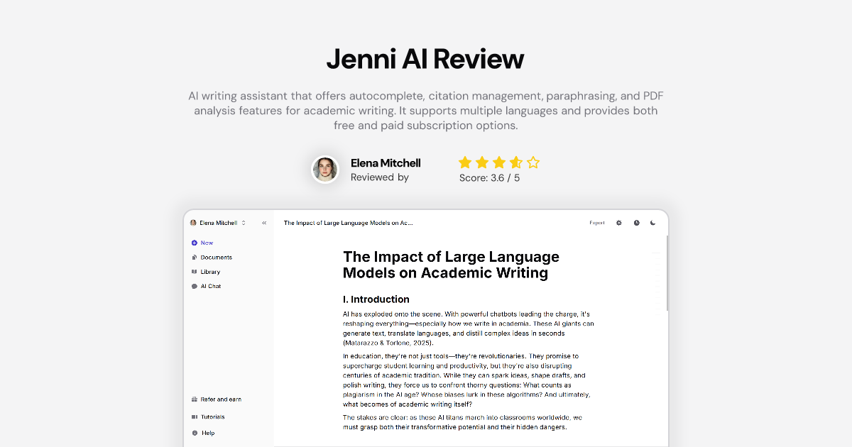 Jenni AI Review: Should You Use It in 2025?