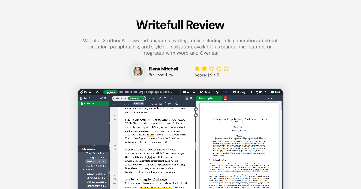 Writefull Review: Should You Use It in 2025?
